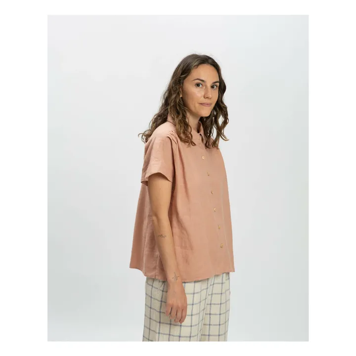 Matona - Linen blouse - Dusty Pink | Smallable
