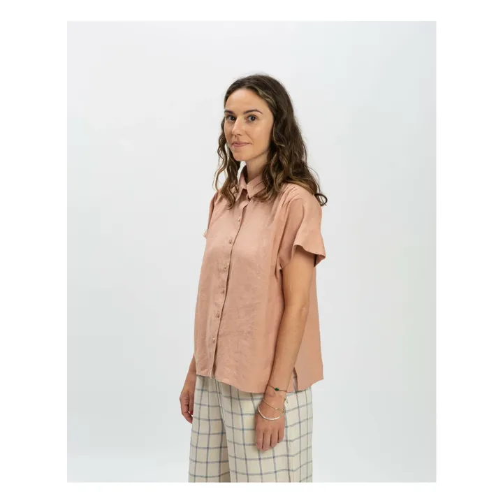 Matona - Linen blouse - Dusty Pink | Smallable