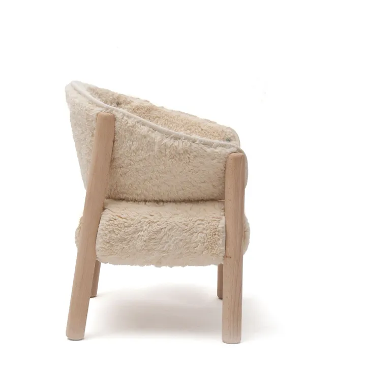 Charlie Crane - Saba children's chair - Ecru | Smallable