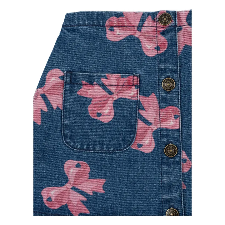 Konges Sløjd - Magot Skirt Knot Organic Cotton - Denim brut | Smallable