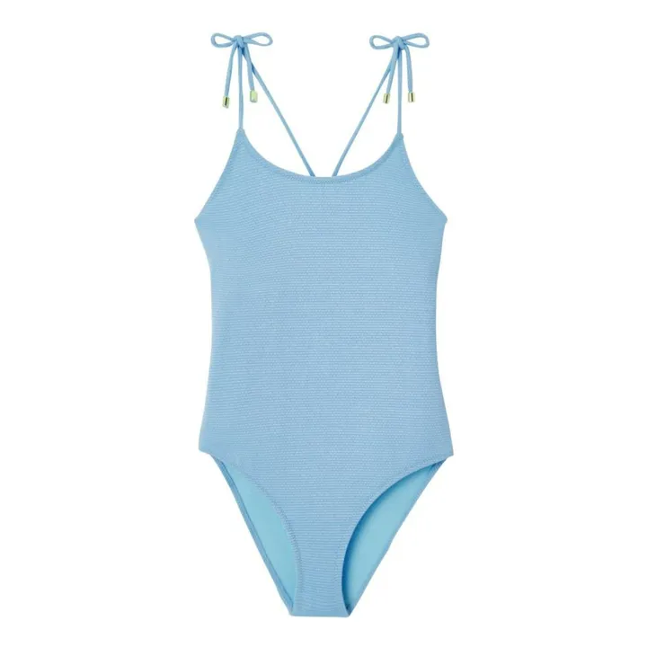 Lison Paris - Bahamas Metallic Swimsuit - Light blue | Smallable