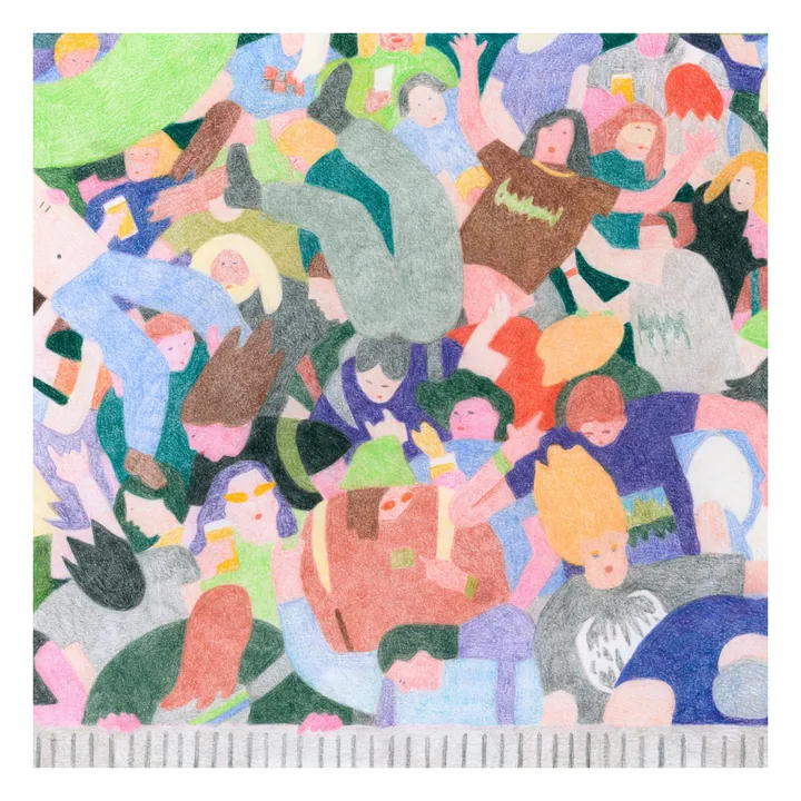 Paper Collective - Mosh Pit poster by Line Hachem | Smallable