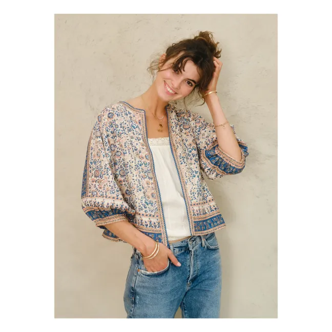 M.A.B.E. - Cass Printed Jacket - Beige | Smallable