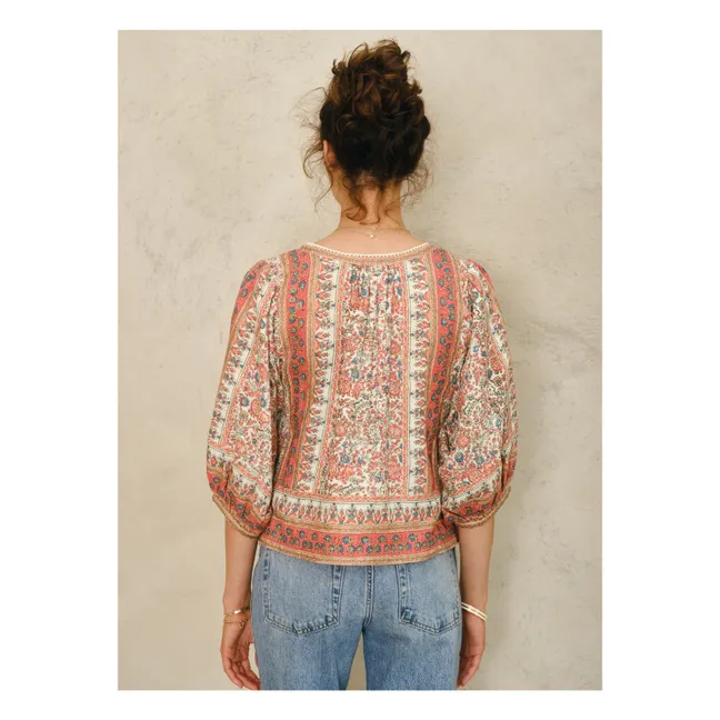 M.A.B.E. - Cass Printed Jacket - Beige | Smallable