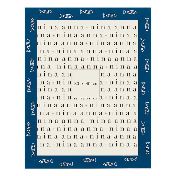 Anna + Nina - Fish frame - Blue | Smallable