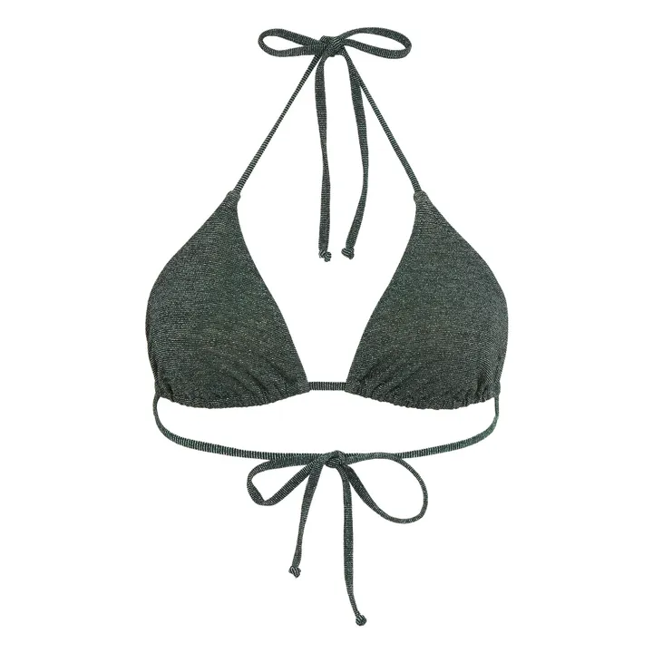 Momoni - Top metallizzato Marine - Verde | Smallable