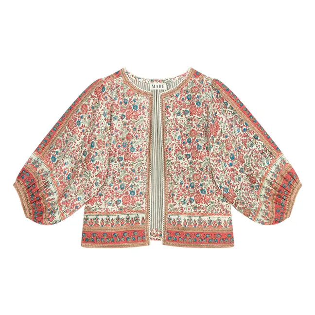 M.A.B.E. - Cass Printed Jacket - Beige | Smallable