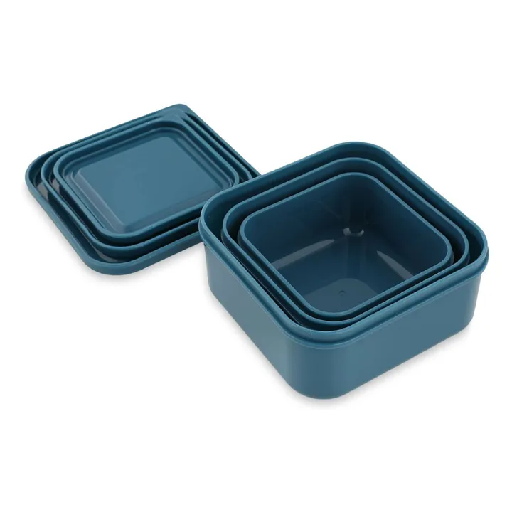 Trixie - Mr. Triceratops 3-piece snack boxes - Blue | Smallable