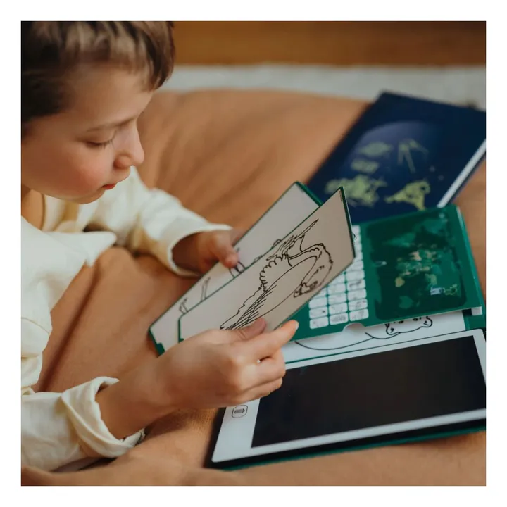 Kidywolf - Kidydraw Mini drawing board - Dark green | Smallable