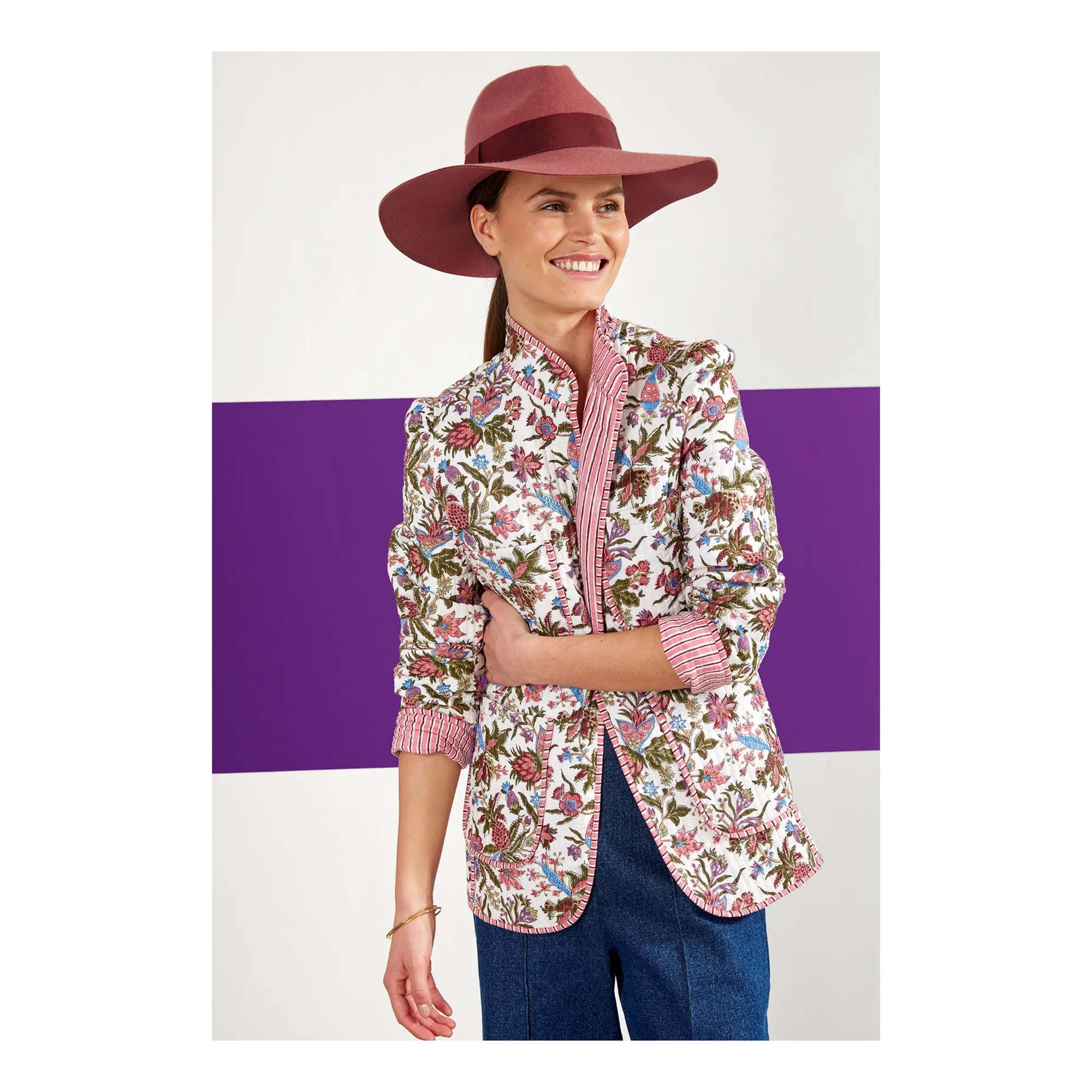 Maria de la Orden - Matilda Flowers Jacket - White | Smallable