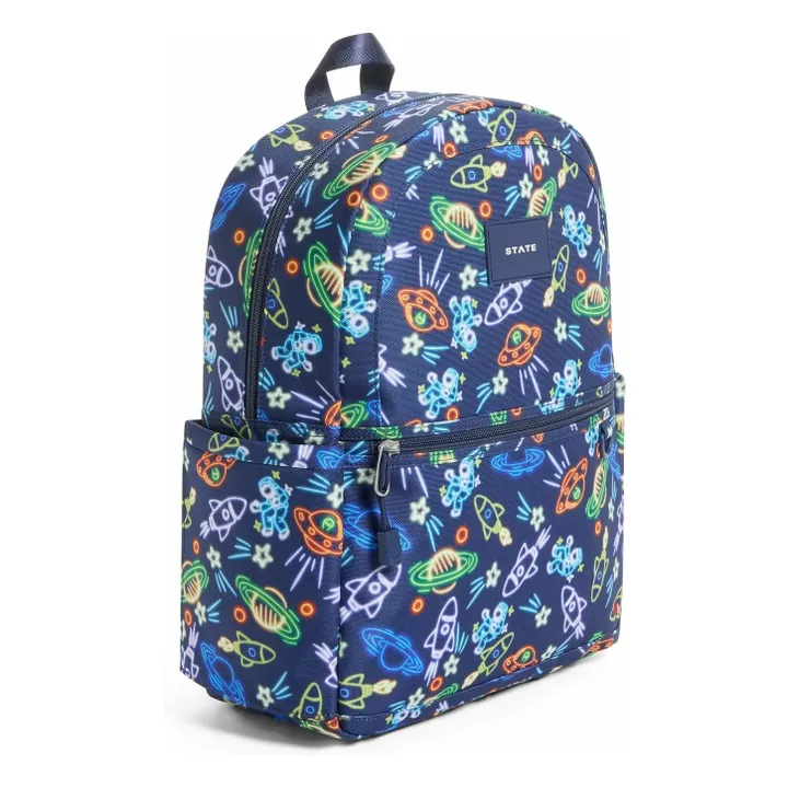 State Bags - Kane Neon Space Backpack - Navy blue | Smallable