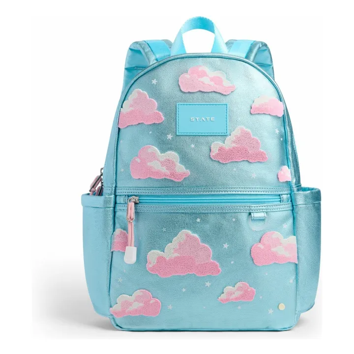 State Bags - Kane Mini Clouds Backpack - Turquoise | Smallable