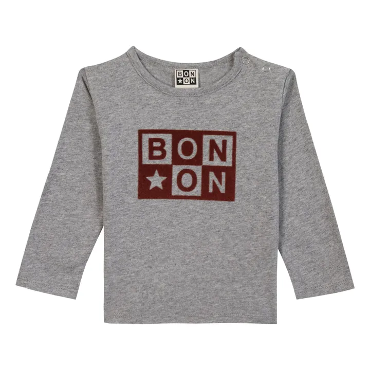 Bonton - Cab Logo T-shirt - Heather grey | Smallable