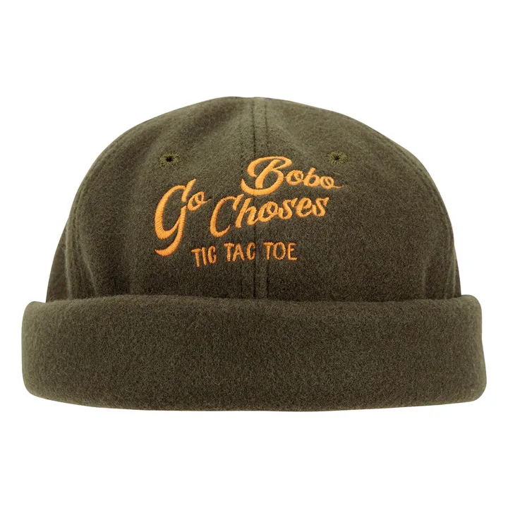 Bobo Choses - Bonnet Tic Tac Toe - Vert kaki | Smallable