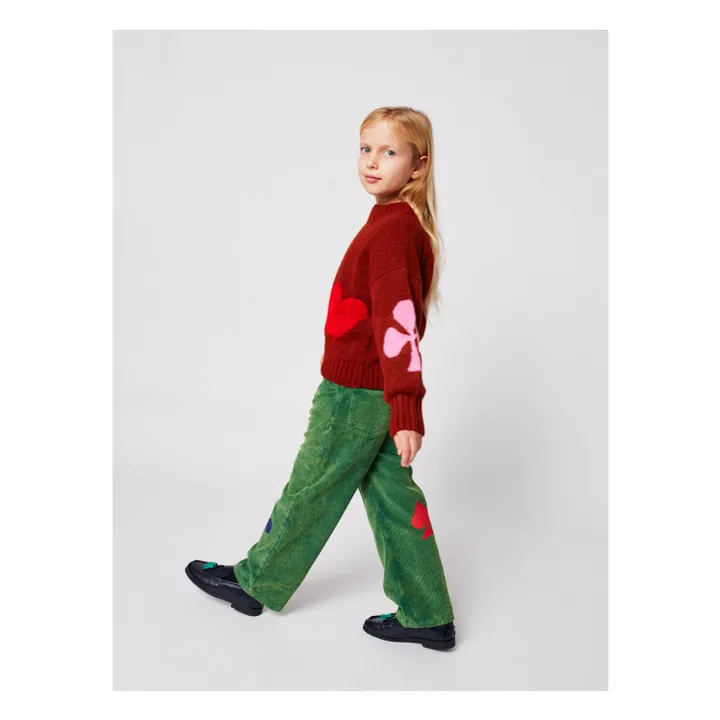 Bobo Choses - Maglione a cuore in lana - Rosso | Smallable