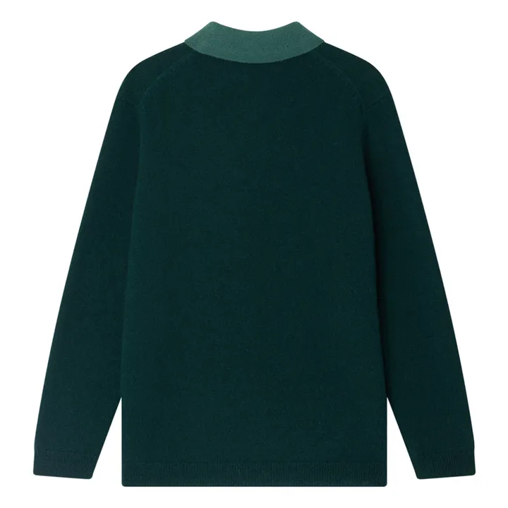 Bonpoint - Jameson Cashmere Sweater - Chrome green | Smallable