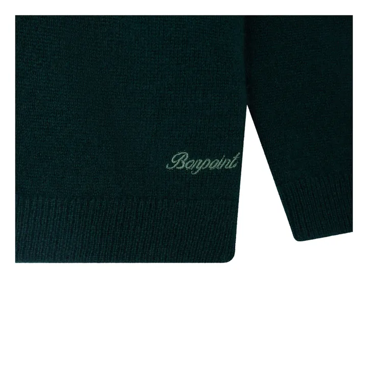 Bonpoint - Jameson Cashmere Sweater - Chrome green | Smallable