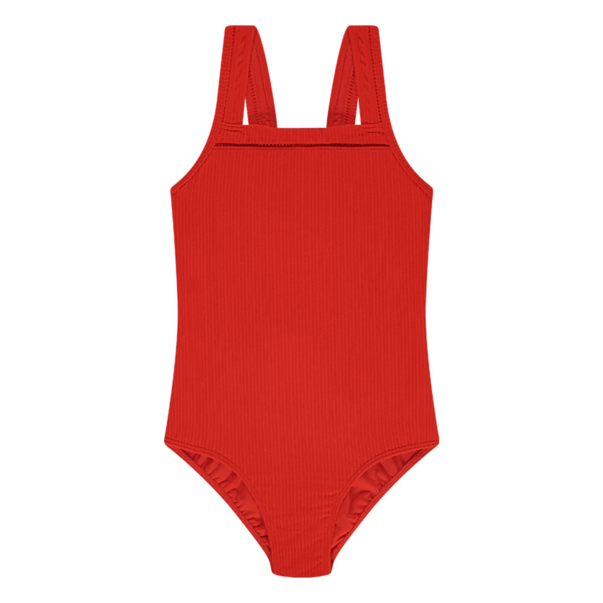 Beachlife - Textured 1-piece swimsuit - Red | Smallable