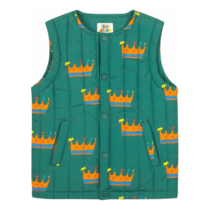 Jelly Mallow - Crown Sleeveless Jacket - Green | Smallable