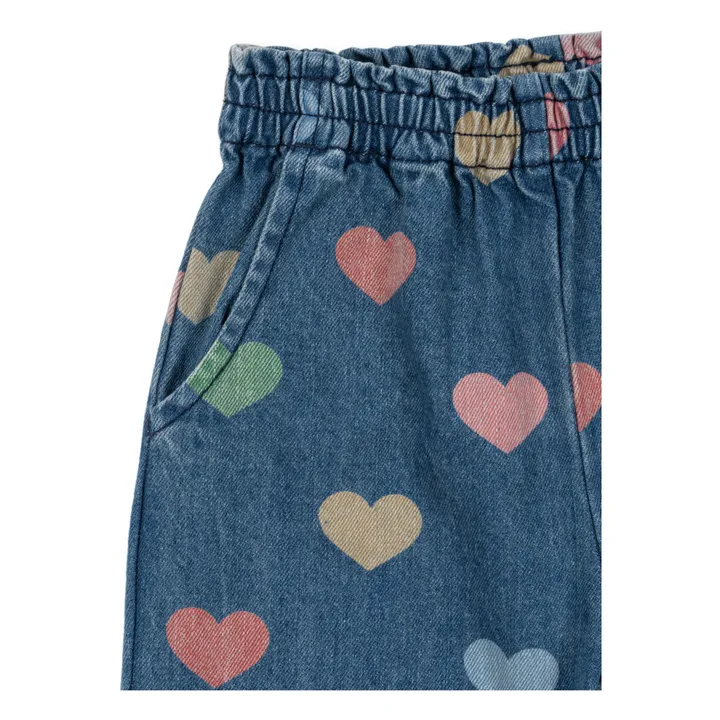 Konges Sløjd - Jean Magot Cœurs Coton Bio - Bleu | Smallable