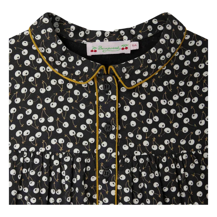 Bonpoint - Robe Dorothée Twill - Bleu nuit | Smallable