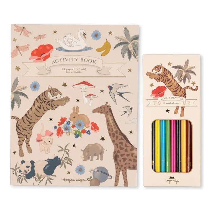 Konges Sløjd - Coloring book and crayons | Smallable
