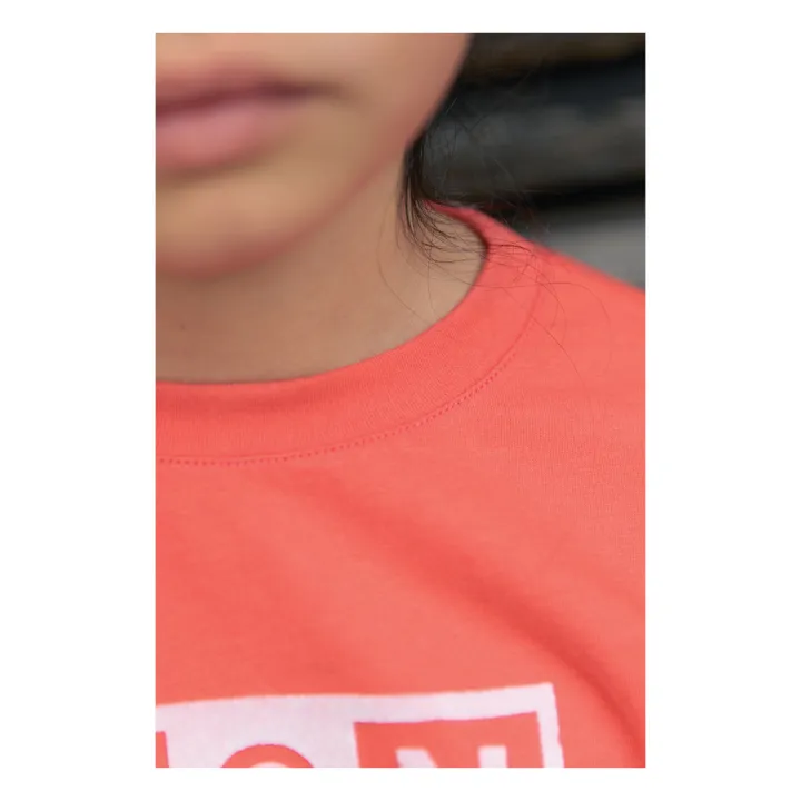 Bonton - T-shirt Taxo Logo - Rose | Smallable