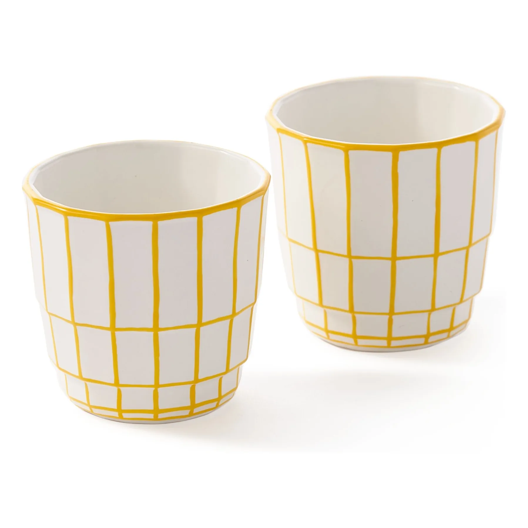 Pols Potten - Digi Cups - Set of 4 - Yellow | Smallable