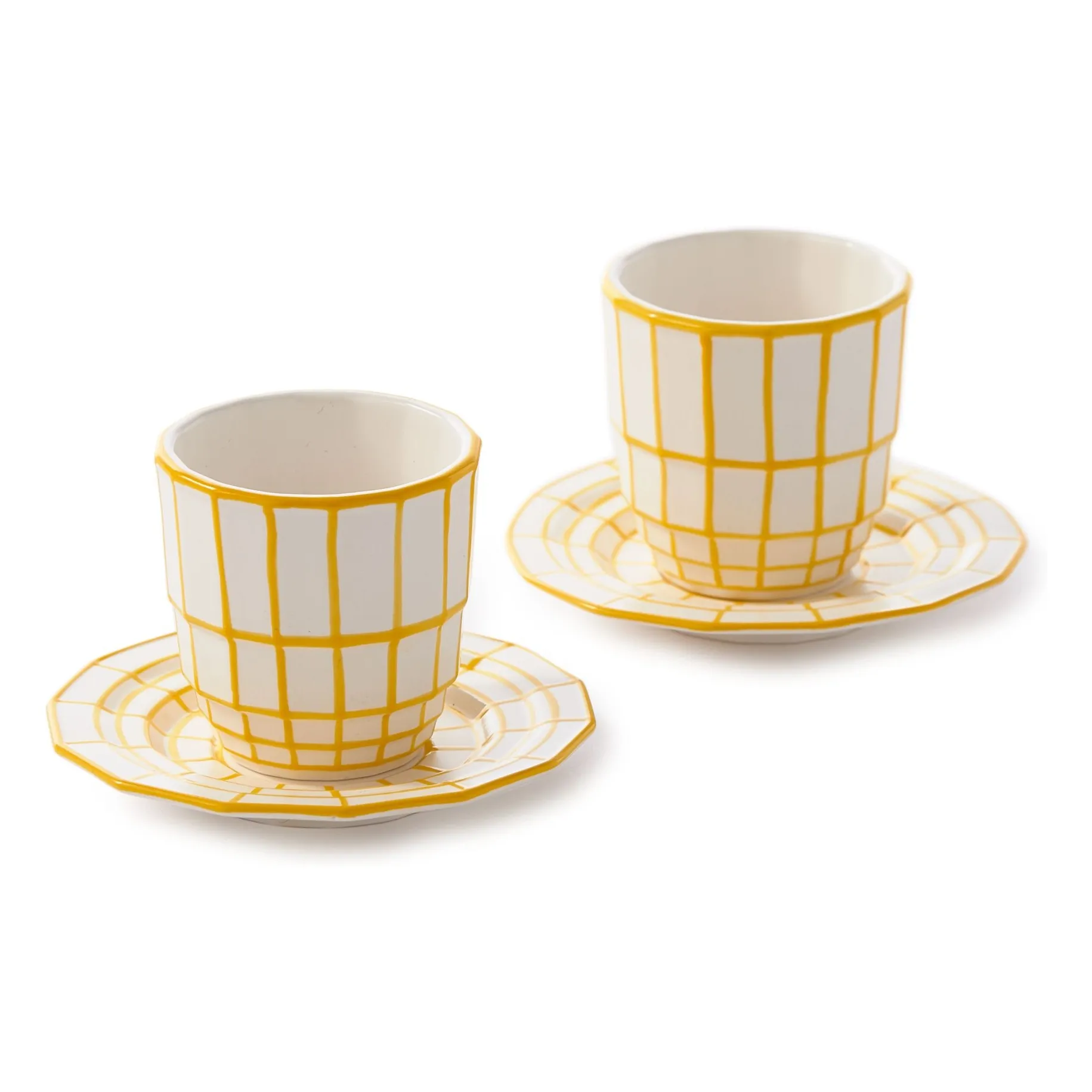 Pols Potten - Digi espresso cups - Set of 4 - Yellow | Smallable