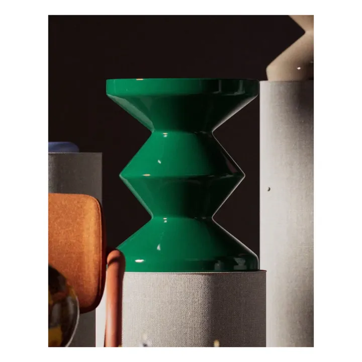 Pols Potten - Zig Zag Stool - Dark green | Smallable