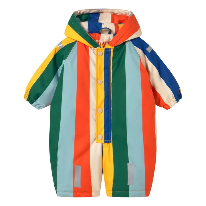 Tinycottons - Traje de esquí a rayas - Beige | Smallable