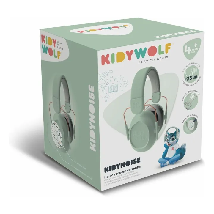 Kidywolf - Customizable earmuffs - Aqua | Smallable