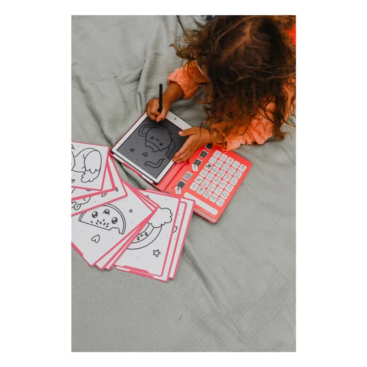Kidywolf - Kidydraw Mini drawing board - Pink | Smallable