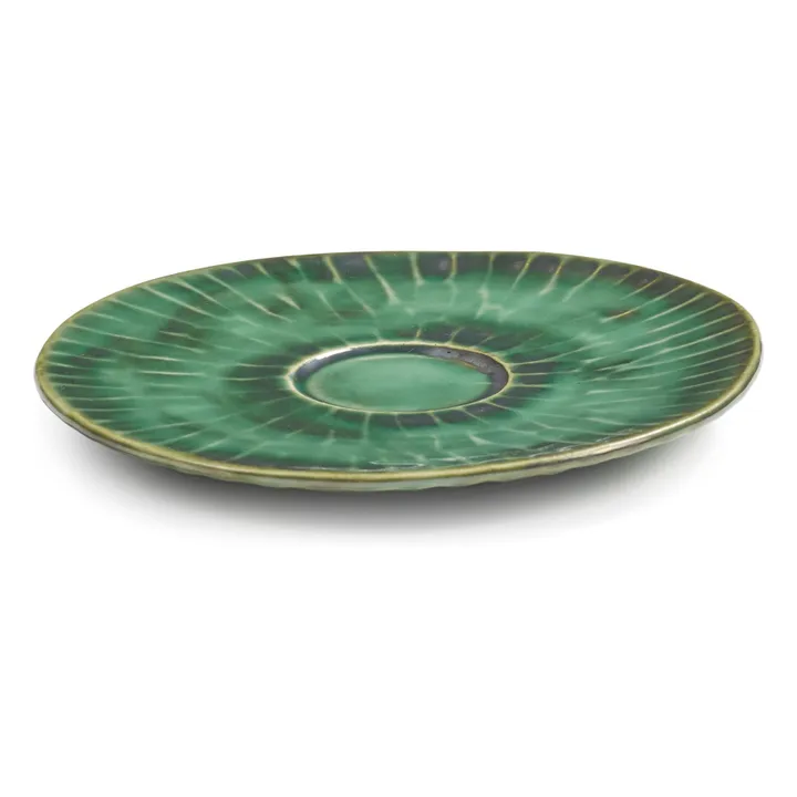 Serax - Verde Lanza saucers, Pascale Naessens - Set of 2 - Green ...
