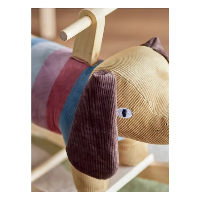 Danish Crafts-Povl Kjer - Rocking sheep - White | Smallable