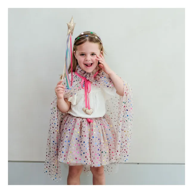 Meri Meri - Metallic Angel Dress and Wand - Gold | Smallable