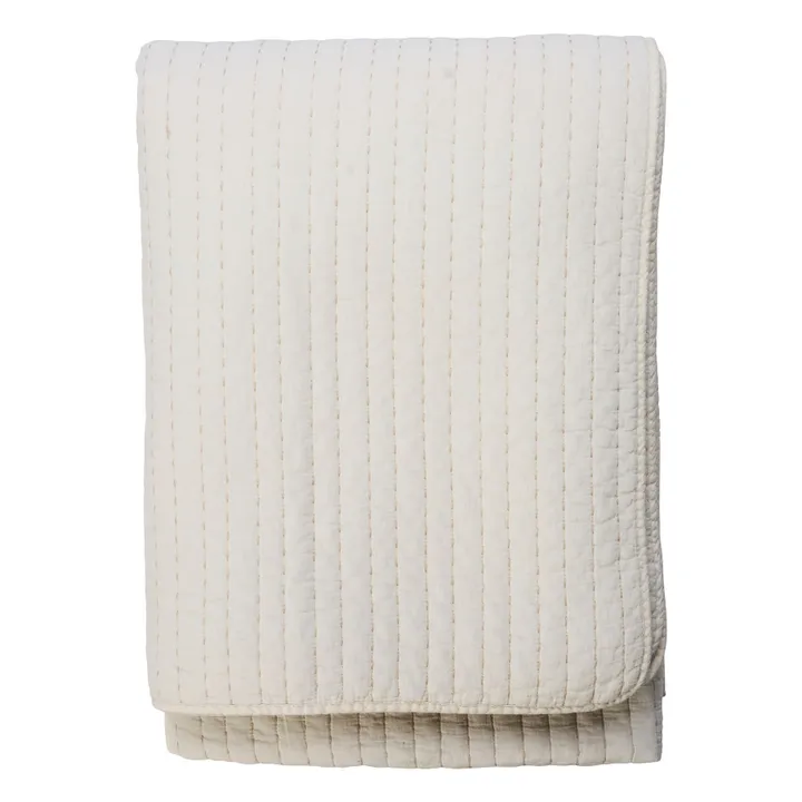 Madam Stoltz - Colcha de algodón acolchado - Blanco | Smallable