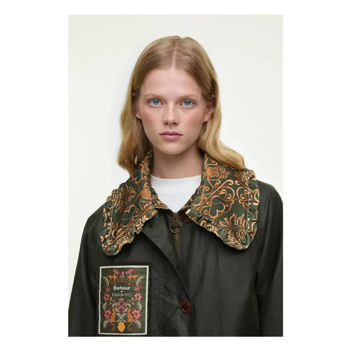 Barbour - Barbour x Farm Rio Kollaboration - Maria-Clara Waxed Jacket ...