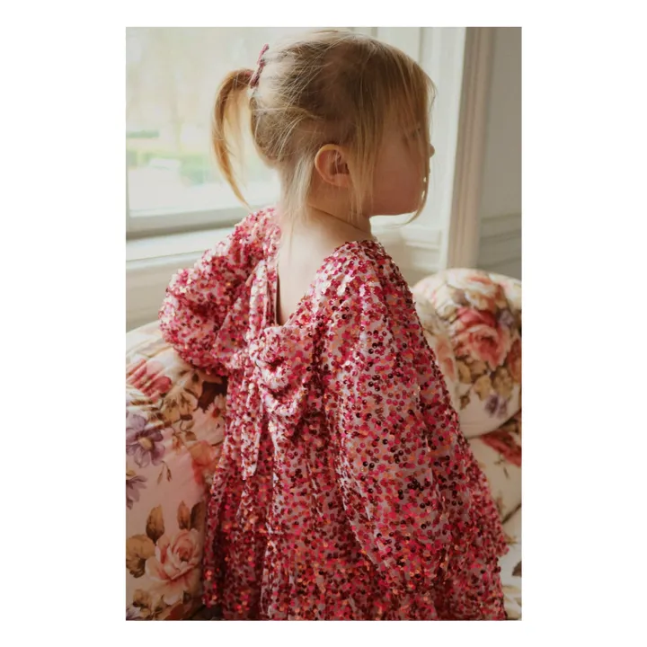 Konges Sløjd - Lila Sequin Dress - Red | Smallable