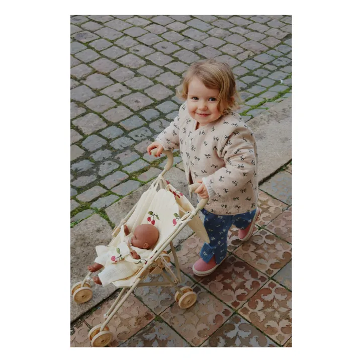 Konges Sløjd - Stroller for Cherry doll and baby doll - Beige | Smallable
