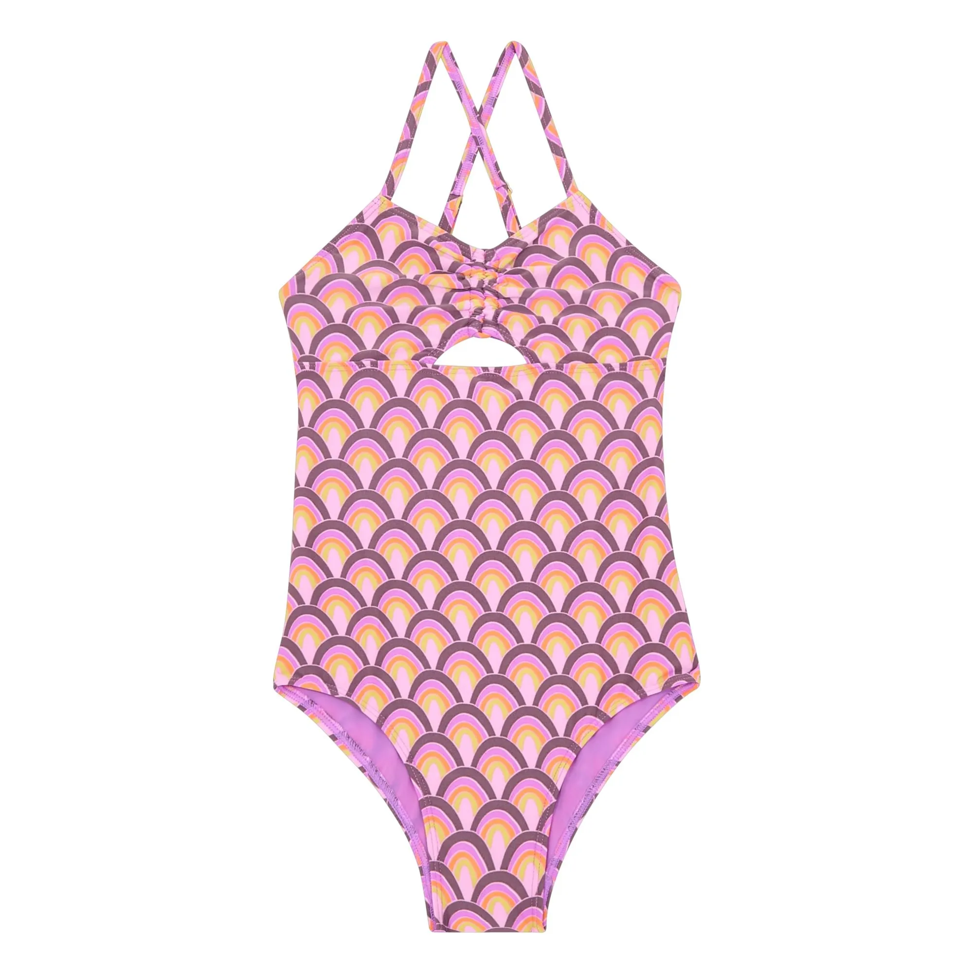 Beachlife - Rainbow 1-piece swimsuit - Purple | Smallable