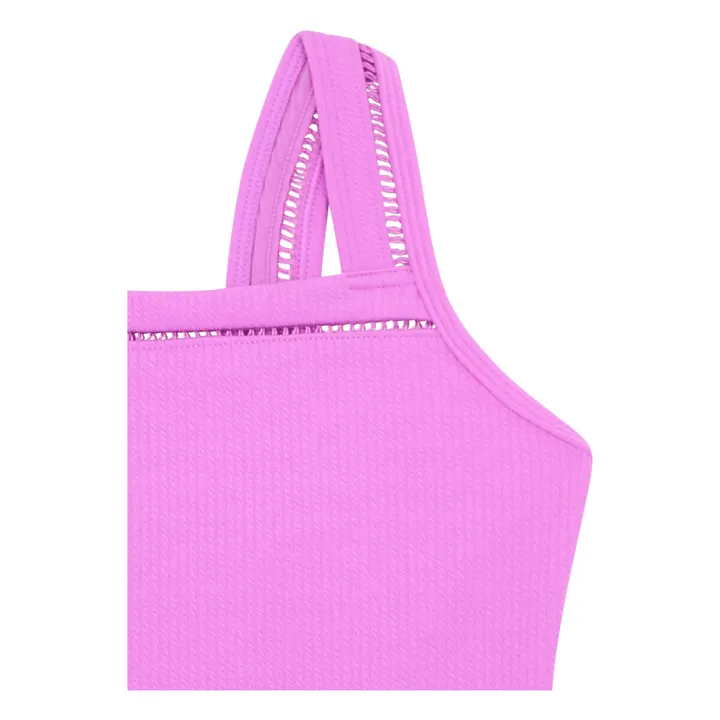 Beachlife - Textured 1-piece swimsuit - Purple | Smallable