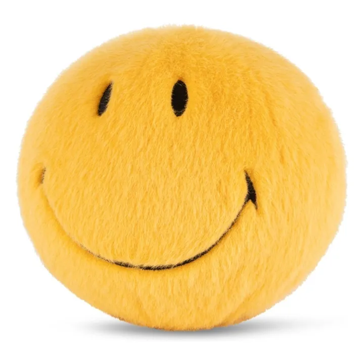 Bon Ton Toys - SMILEY - Fuzzy Smiley Plush - Yellow | Smallable