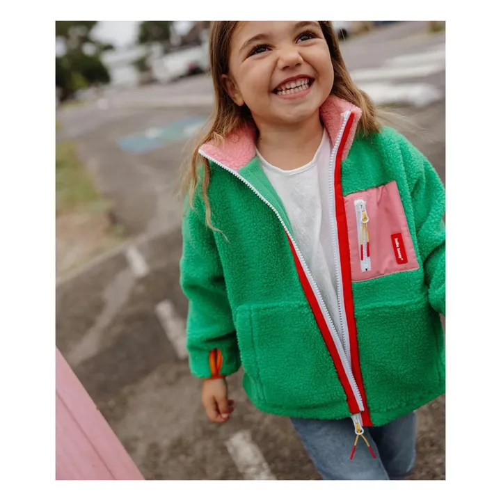 Hello Hossy - Candy Fleece Jacket - Green | Smallable