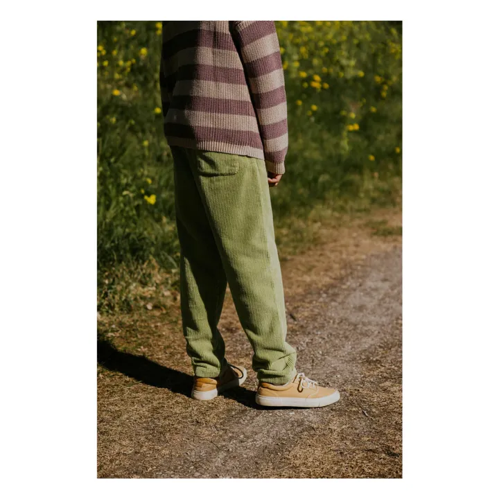 Yuki - Organic corduroy pants - Olive | Smallable