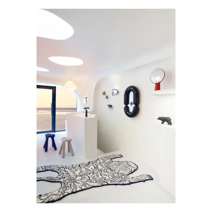 Moustache - Miroir Zodiac - Jean-Baptiste Fastrez - Noir | Smallable