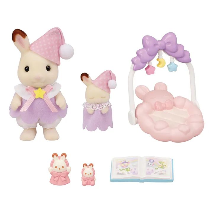 Sylvanian Families - Lapin Chocolat sisters' bedtime | Smallable