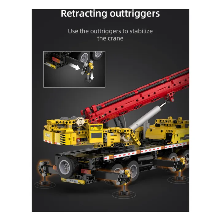 Cada - Kit de construction Camion grue multifonction - 1 831 pièces ...