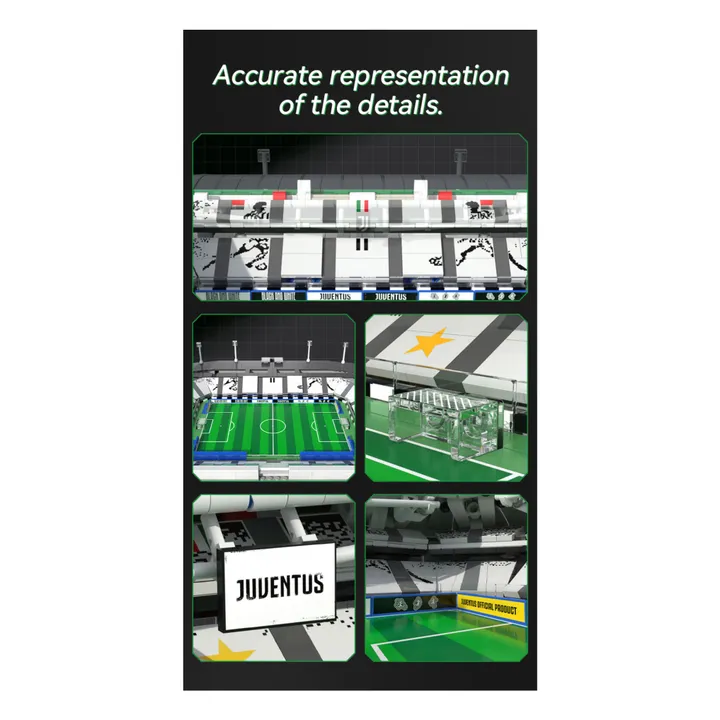 Cada - Kit di costruzione - Stadio Allianz di Torino - 3.638 pezzi ...