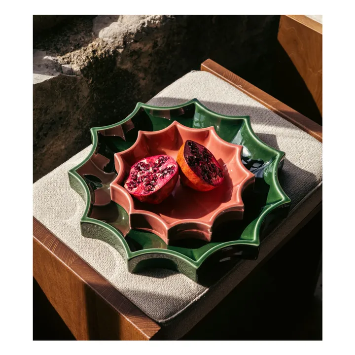 The Socialite Family - Tasca ceramic pocket organizer - Dark green ...